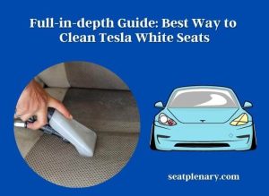 Best Way to Clean Tesla White Seats: Full-in-depth Guide - Seat Plenary