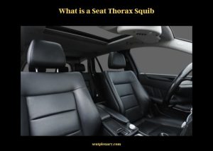 Seat Thorax Squib: A Vital Component for Vehicle Safety - Seat Plenary